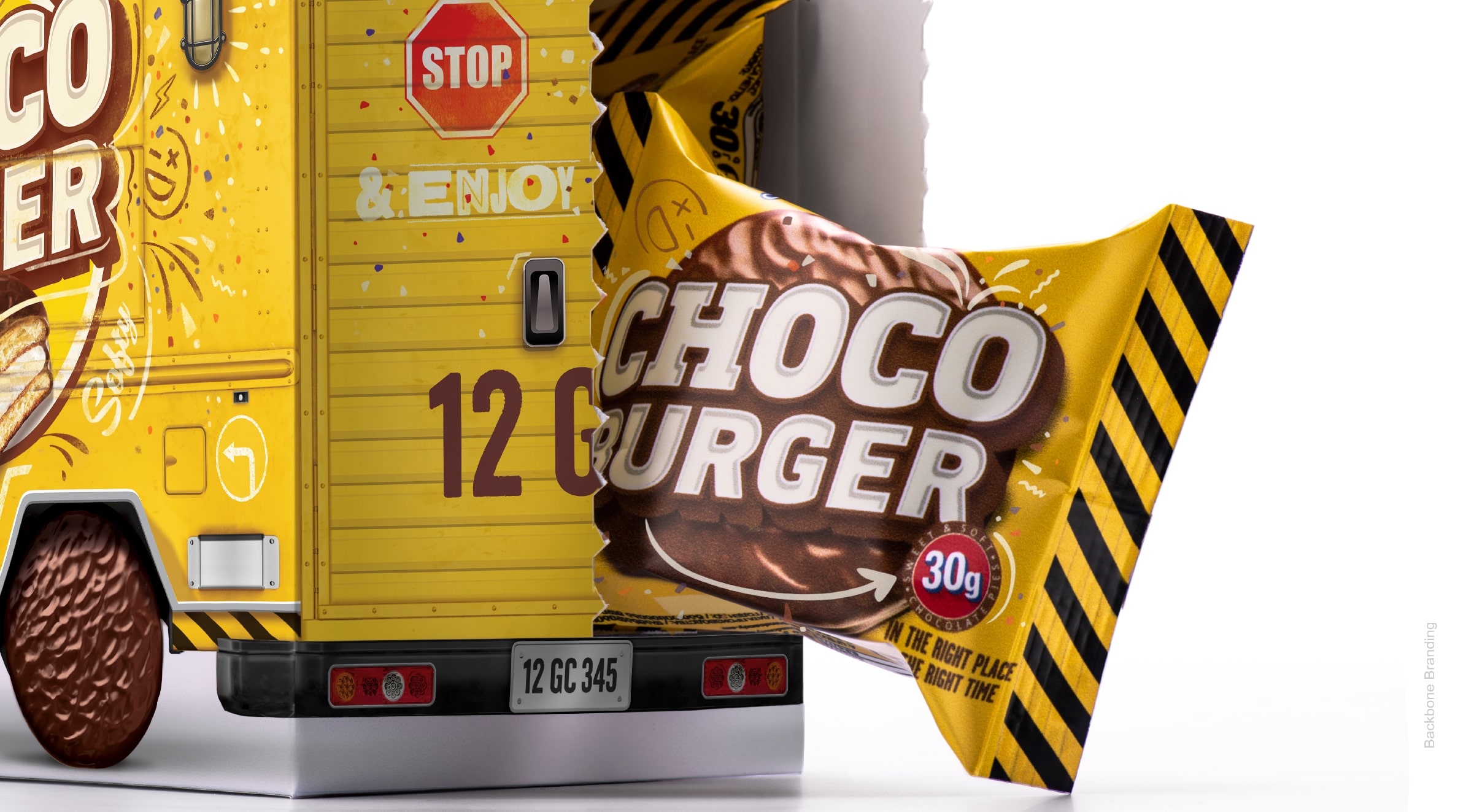 CHOCOBURGER Branding - Backbone