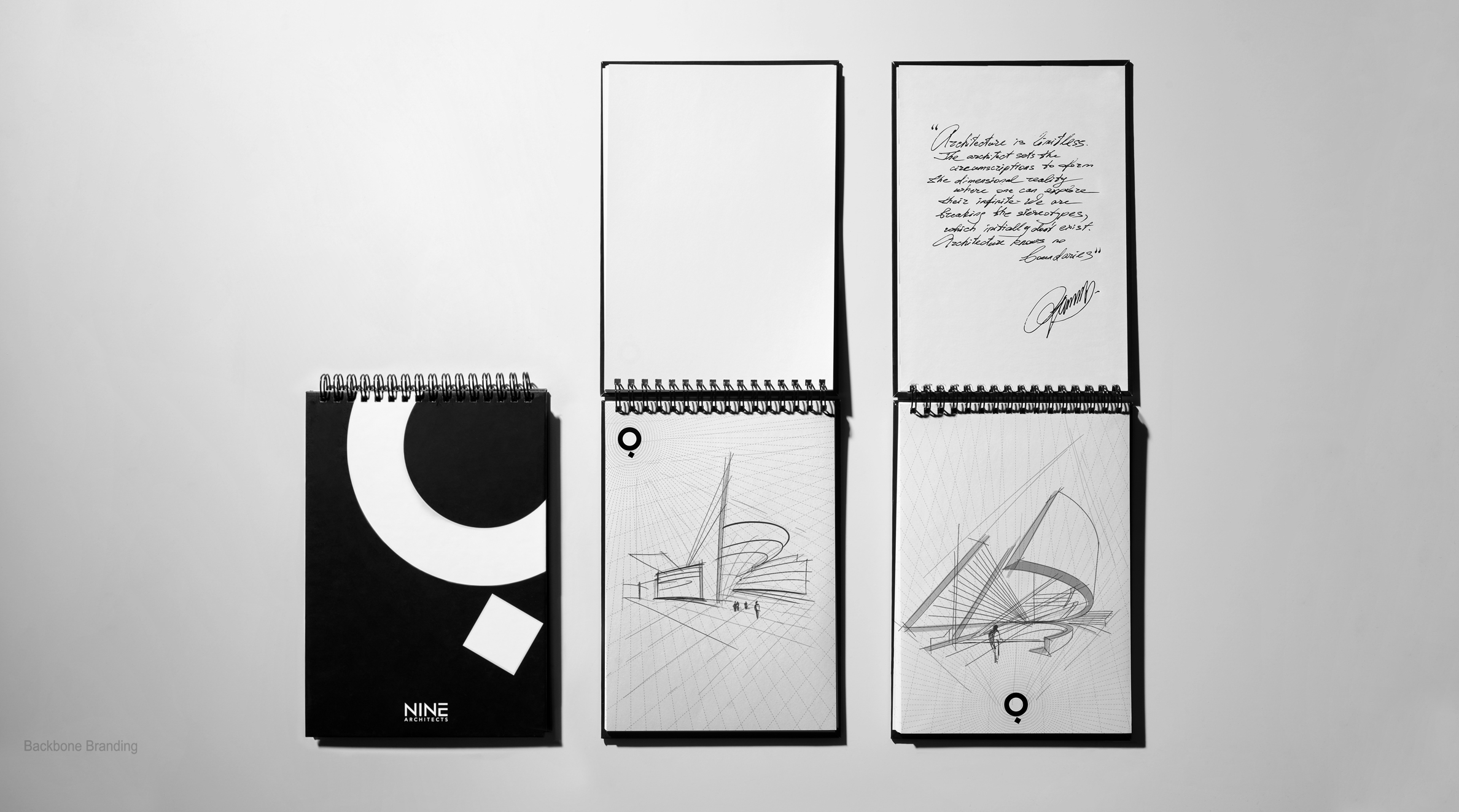 Nine Brand Identity Backbone Branding