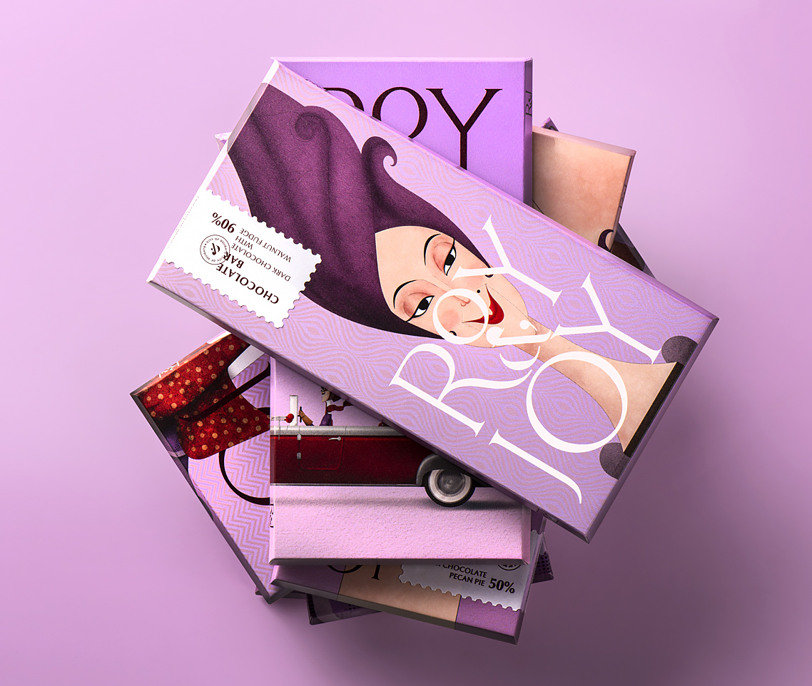 Roy & Joy Chocolate Branding-Backbone