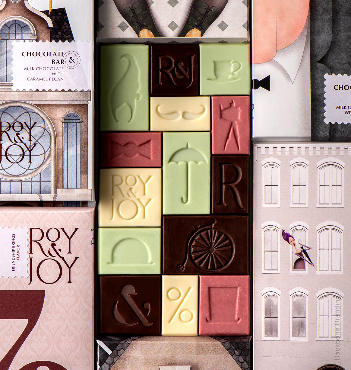 Roy & Joy Chocolate Branding-Backbone