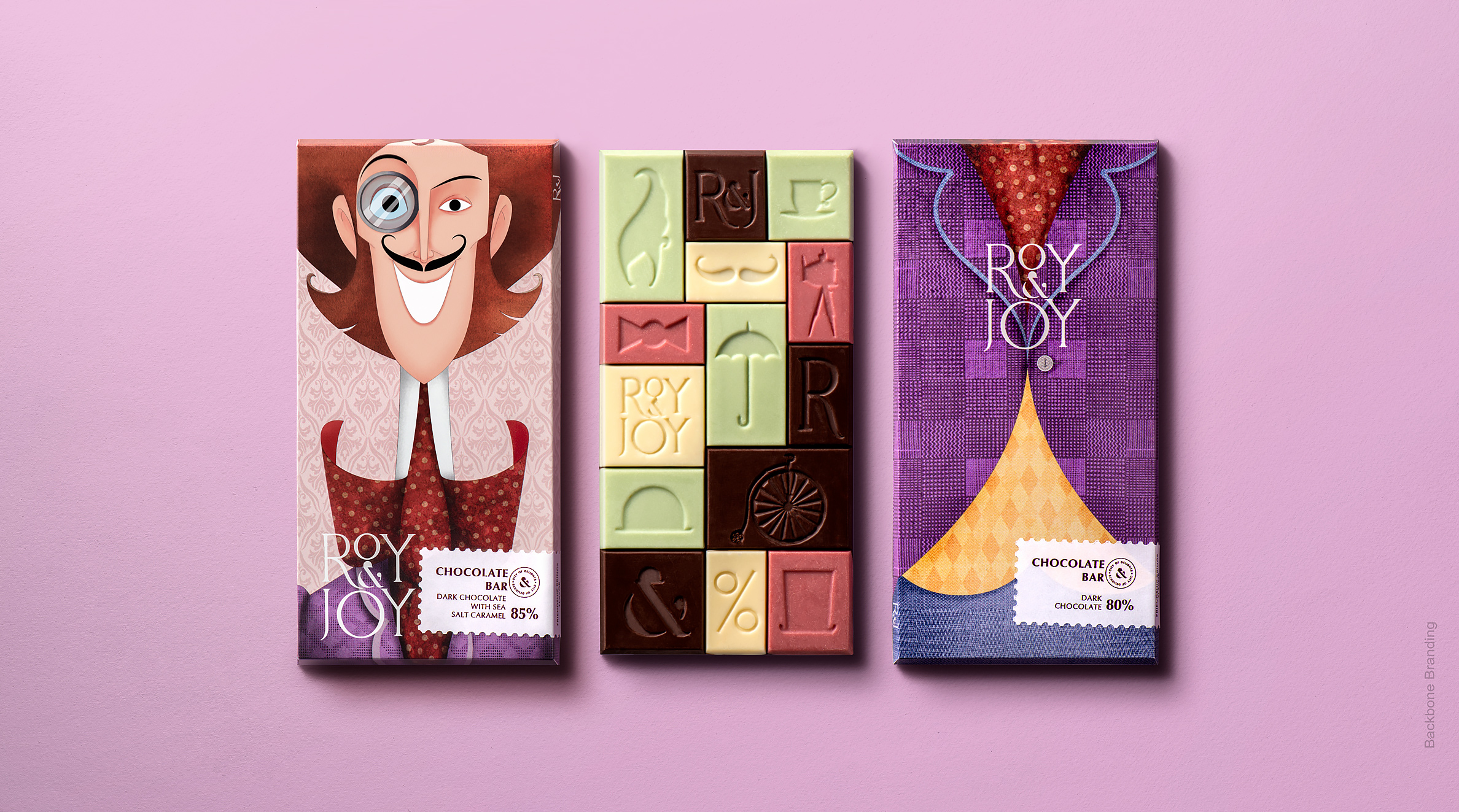 Roy & Joy Chocolate Branding-Backbone