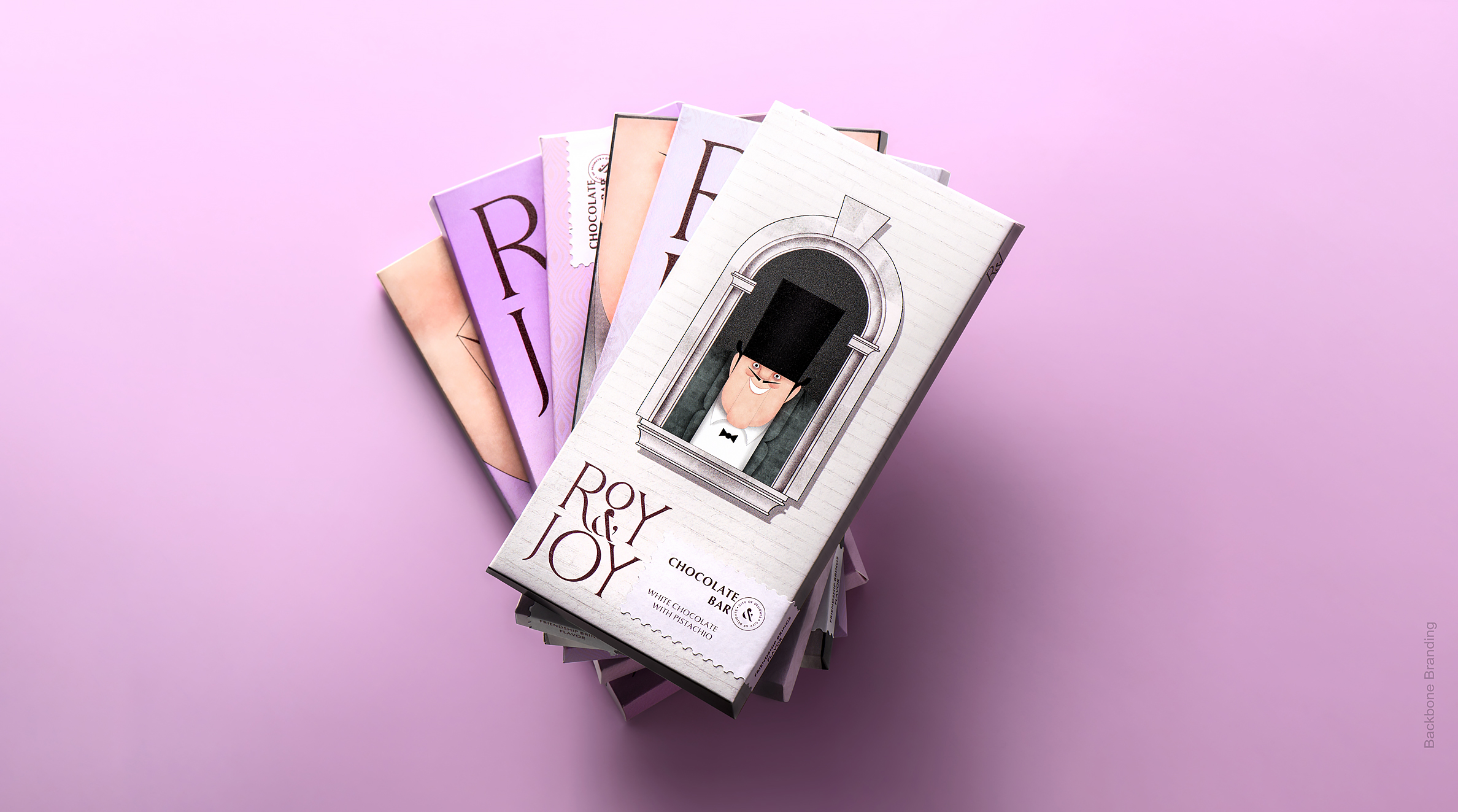 Roy & Joy Chocolate Branding-Backbone